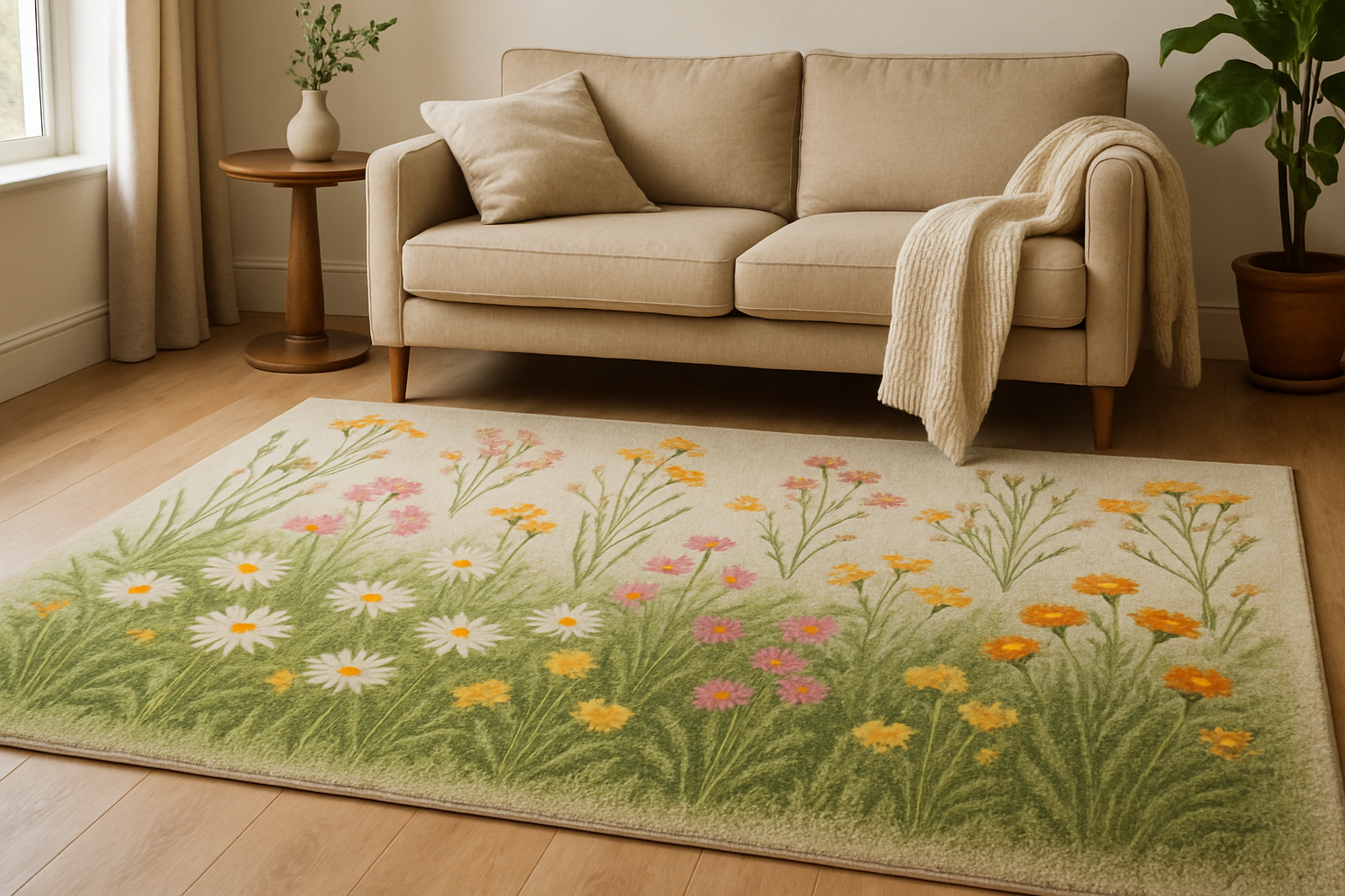 Meadow-Inspired Carpets for Cosy Home Sanctuaries